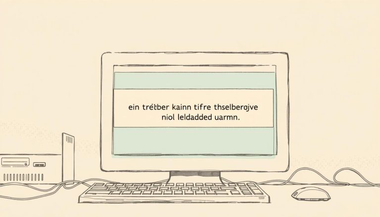 Treiberprobleme lösen: Ein Treiber kann nicht geladen werden